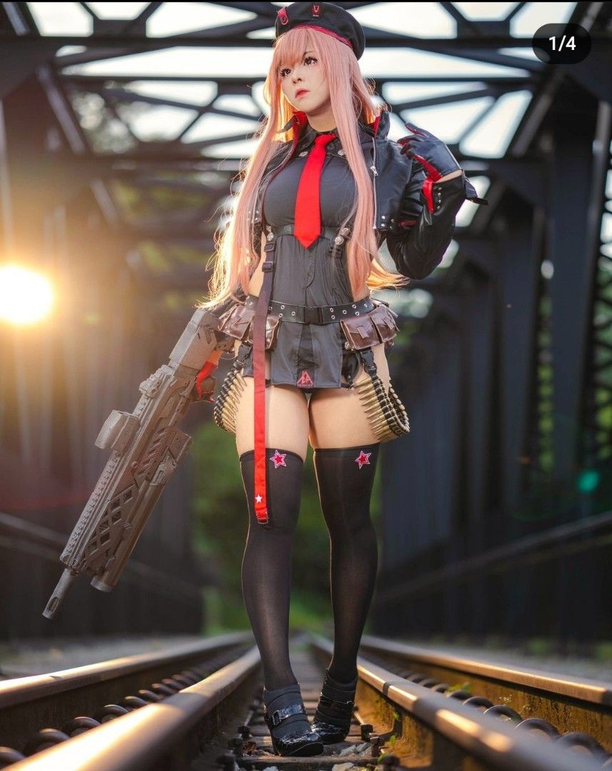 Rapi nikke cosplay costume and weapon, Hobbies & Toys, Memorabilia ...