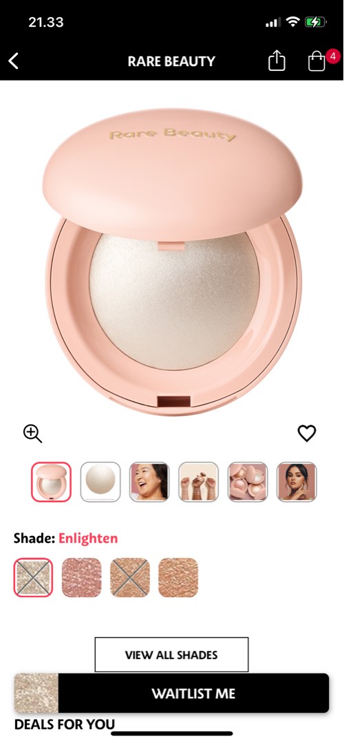 Rare beauty highlighter, Kesehatan & Kecantikan, Rias Wajah di Carousell