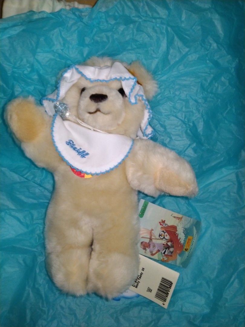 3pcs Rare Steiff Blue & Pink Royal Princess Molly + Jointed Classic ...