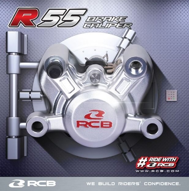 RCB Racing Boy R55 2 POT BRAKE CALIPER UNIVERSAL*SNIPER150 Y16 ...