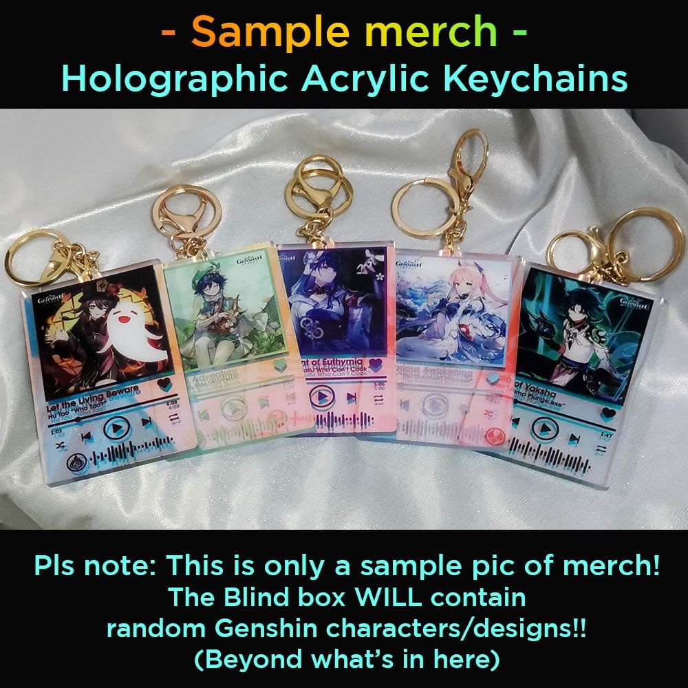 [READYSTOCKS] Genshin Impact Blind box Genshin Mystery Box Genshin ...