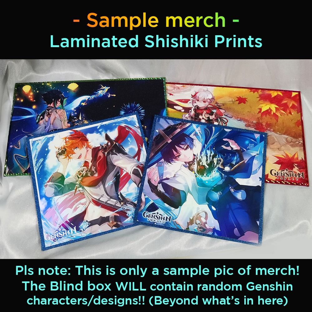 [READYSTOCKS] Genshin Impact Blind box Genshin Mystery Box Genshin Impact Genshin Gatcha Genshin ...
