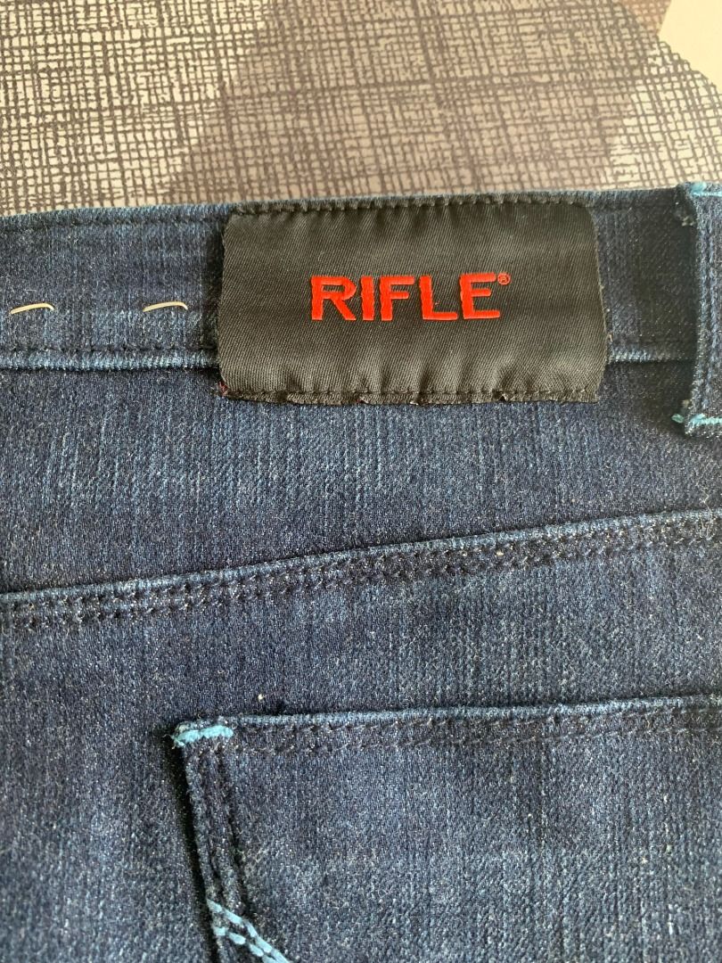 Rifle Dark Blue Denim Skirt, Women's Fashion, Bottoms, Skirts on Carousell