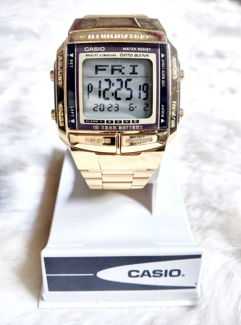 SALE‼️ Original Casio Illuminator Vintage Gold Plated Watch, Luxury ...