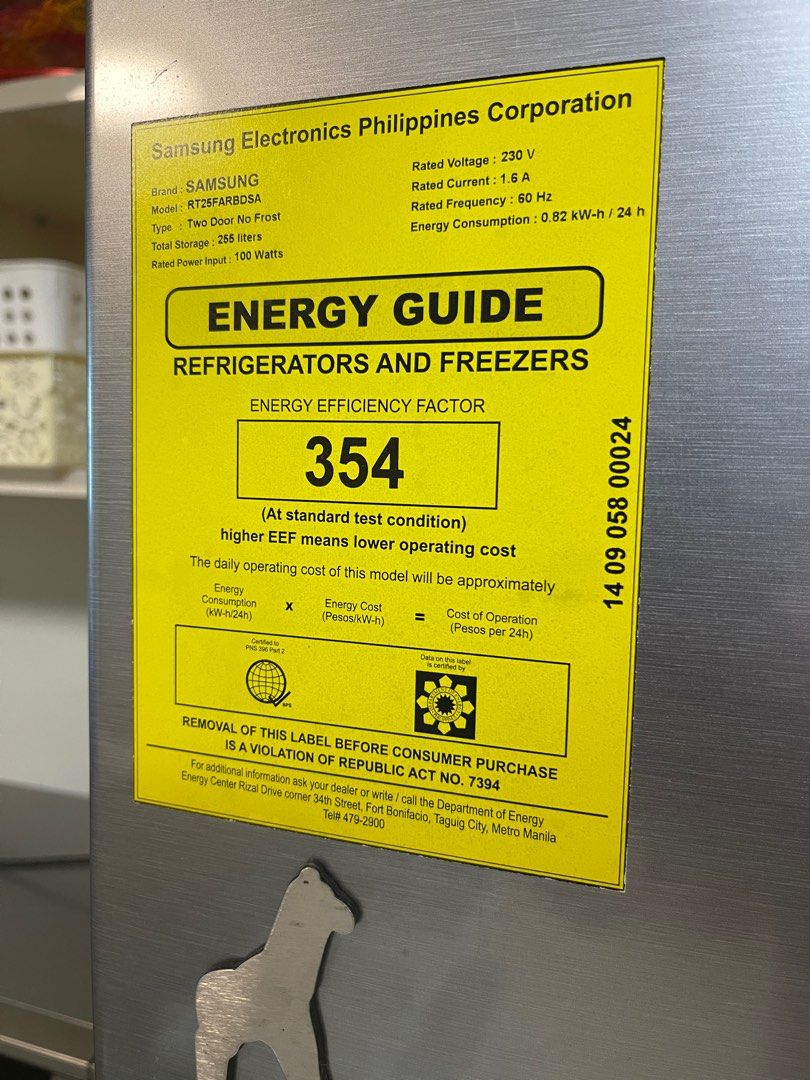 Samsung 2 door inverter type Refrigerator on Carousell