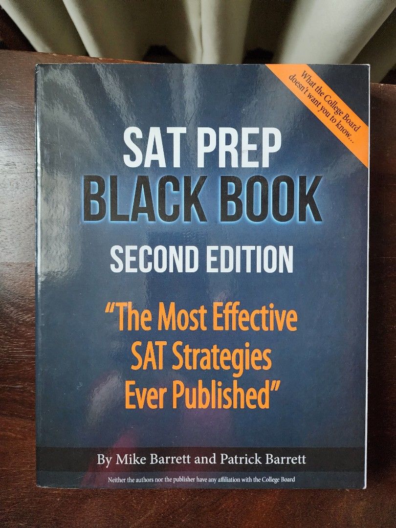SAT prep black book, Hobbies & Toys, Books & Magazines, Textbooks on ...