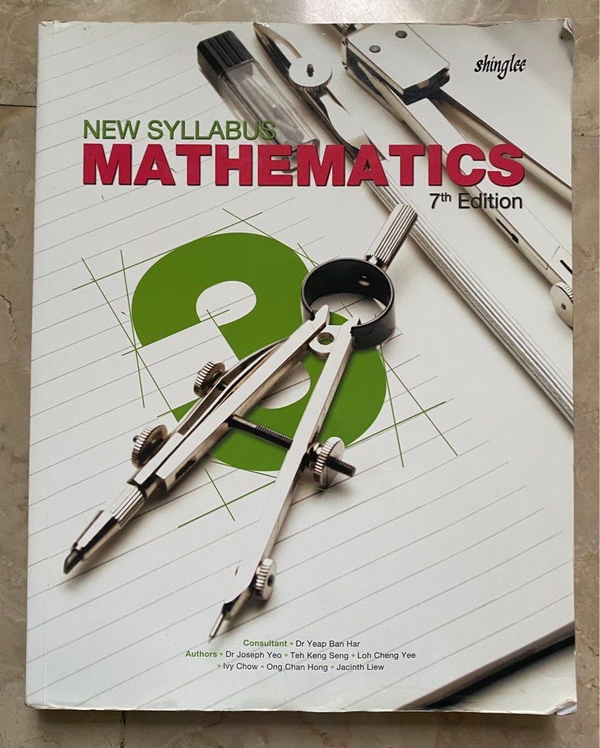 Secondary 3 E Math Textbook (Shinglee, 7th edition), Hobbies & Toys ...