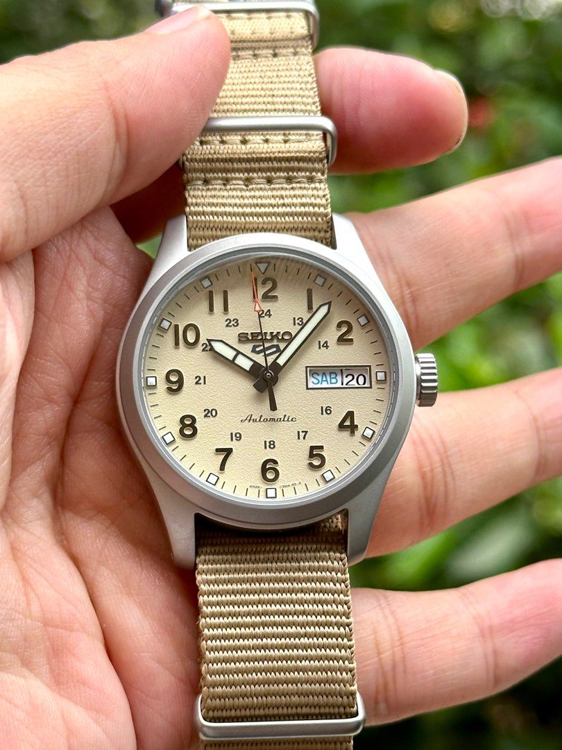 Seiko 5 field watch khaki 36mm - SRPJ83, Men's Fashion, Watches ...