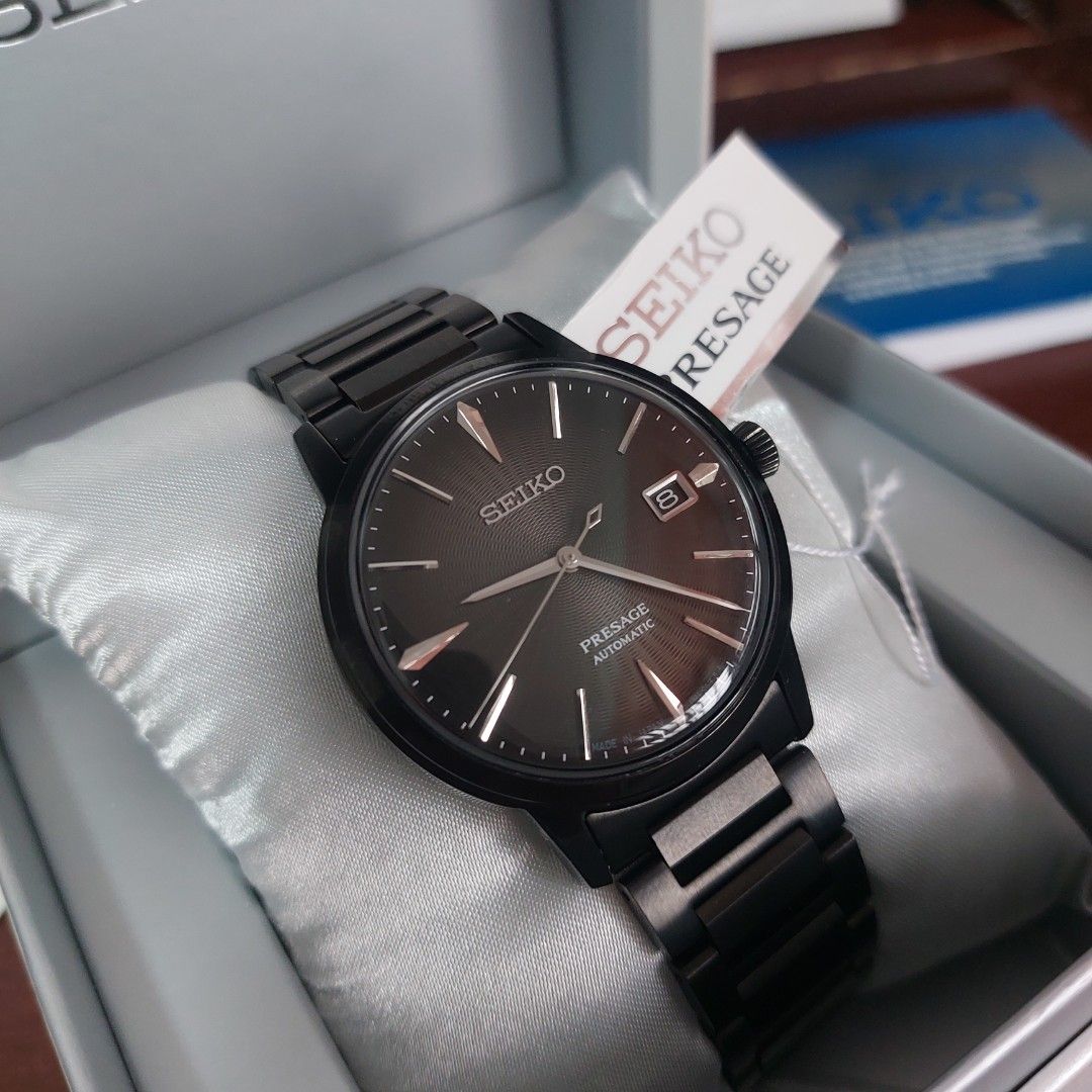 Seiko Presage Cocktail Time SRPJ15 Black PVD on Carousell