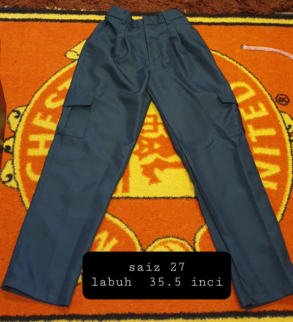 Seluar uniform KRS, Men's Fashion, Bottoms, Trousers on Carousell