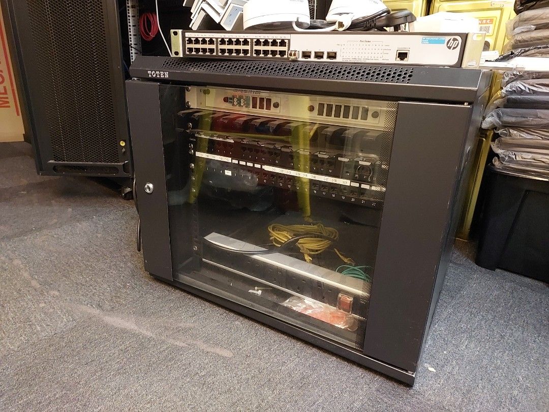 Server Rack 12U Toten, Computers & Tech, Office & Business Technology ...