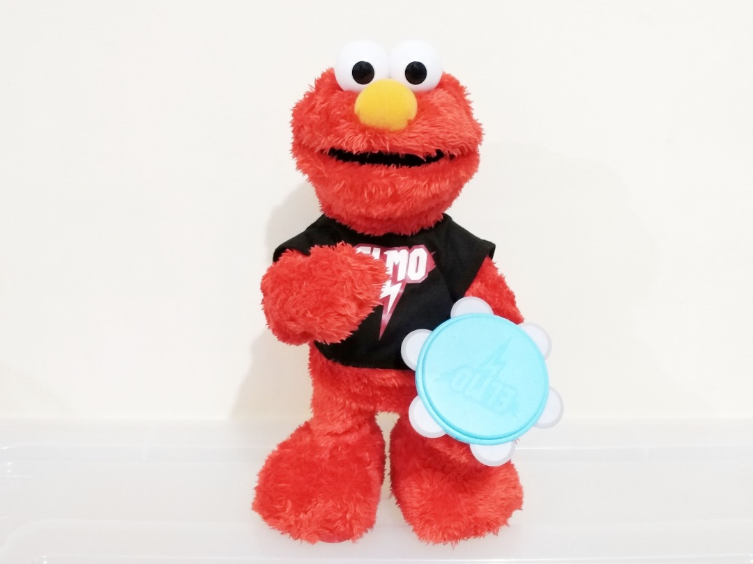 Sesame Street Elmo Musical Stuffed Plush Toy for Baby Kids, Hobbies ...