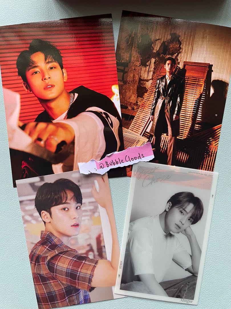 Seventeen Mingyu photocards set, Hobbies & Toys, Collectibles & Memorabilia, K-Wave on Carousell
