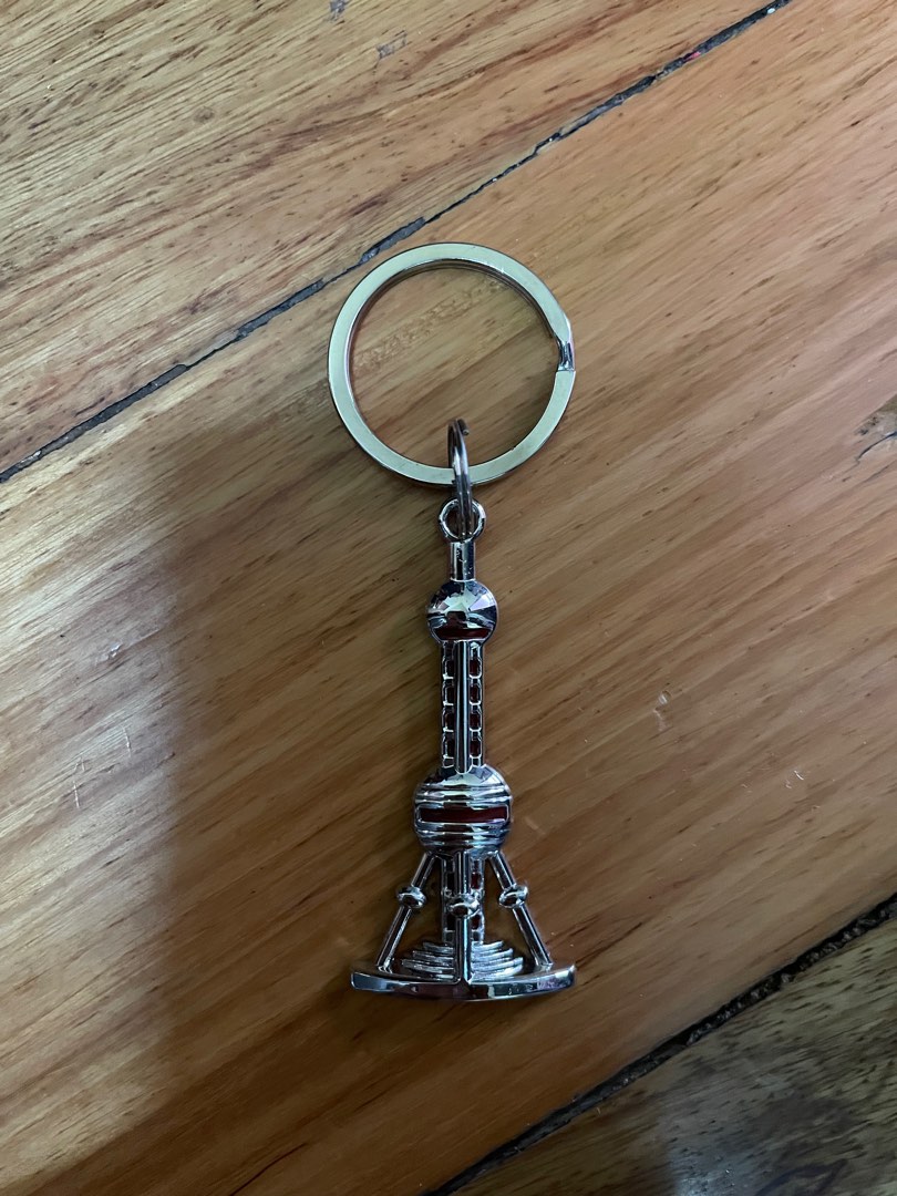 Shanghai Oriental Pearl Tv Tower Keychain on Carousell
