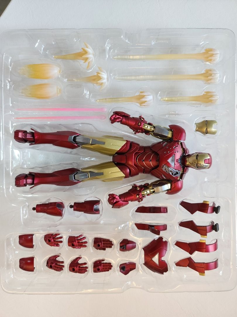 SHF Ironman Mark 6 Battle Damage Edition (MK 6), 興趣及遊戲, 玩具 & 遊戲類 ...