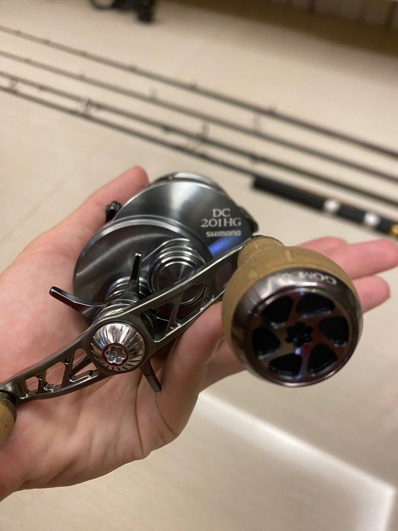 Shimano Calcutta Conquest DC 201 HG Bait casting reel, Sports Equipment ...