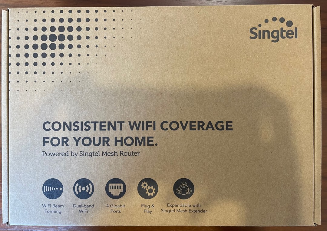 Singtel Mesh Router, Computers & Tech, Parts & Accessories, Networking ...