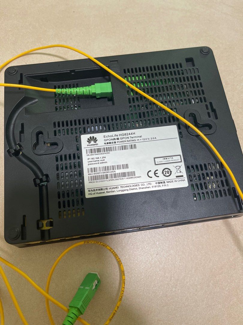 Singtel Optical Network Router, Computers & Tech, Parts & Accessories ...