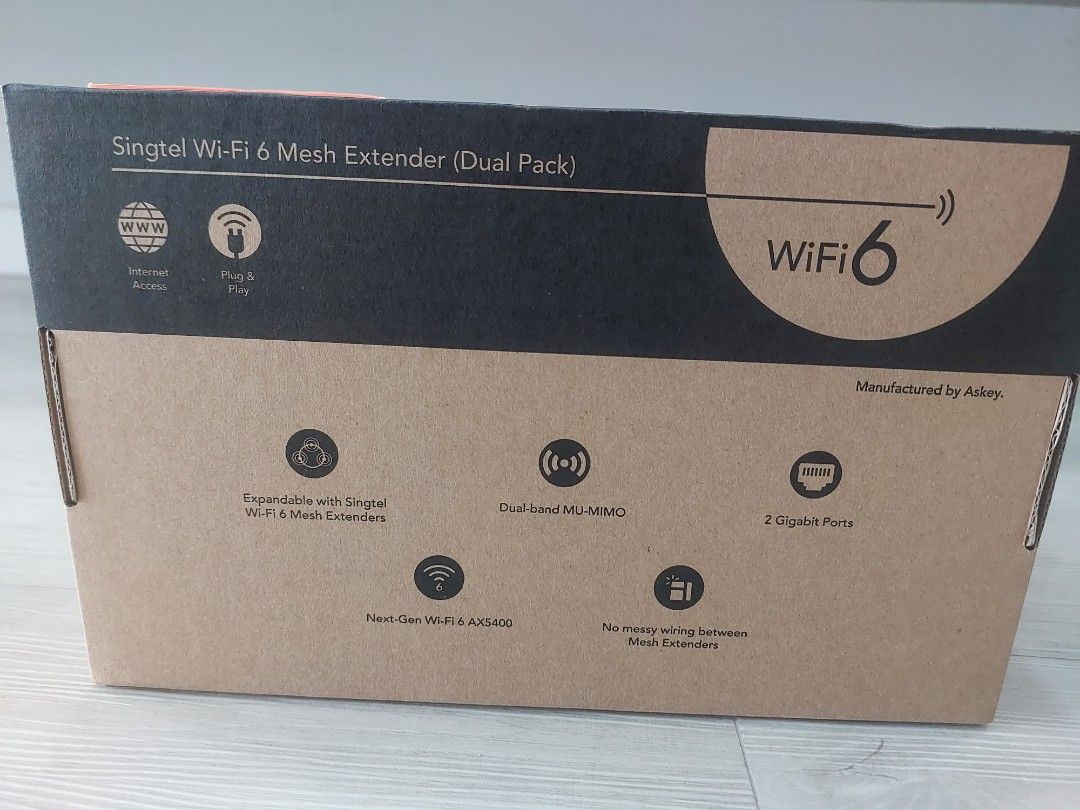 Singtel WiFi6 Mesh Extender AP5690W (Dual Pack), Computers & Tech ...