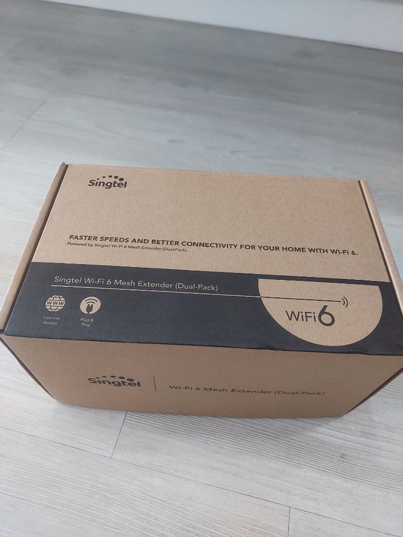 Singtel WiFi6 Mesh Extender AP5690W (Dual Pack), Computers & Tech ...