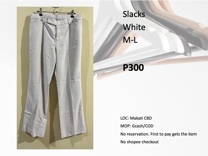Slacks on Carousell
