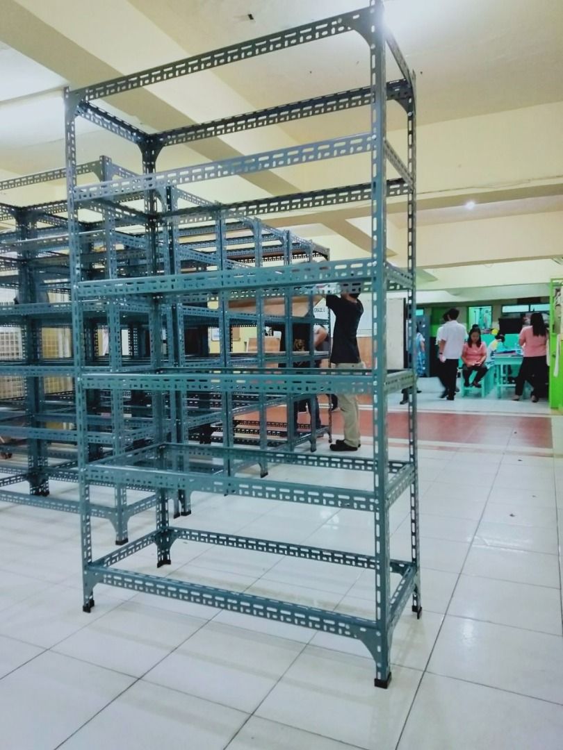 Slotted Angle Steel Rack, Furniture & Home Living, Furniture, Shelves ...