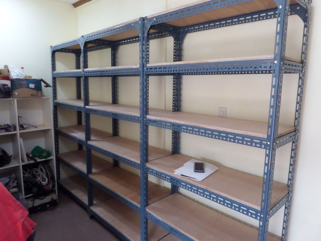 Slotted Angle Steel Rack, Furniture & Home Living, Furniture, Shelves ...