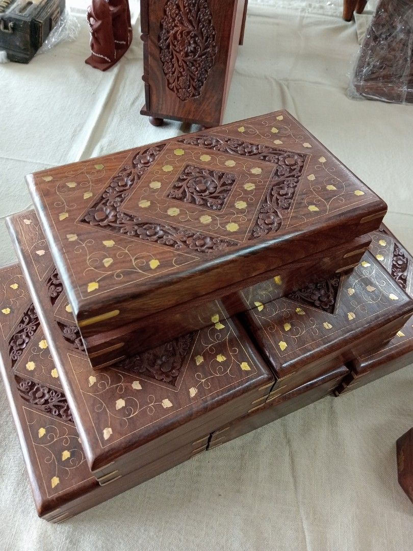 Solid wood artifacts., Furniture & Home Living, Home Decor, Vases ...