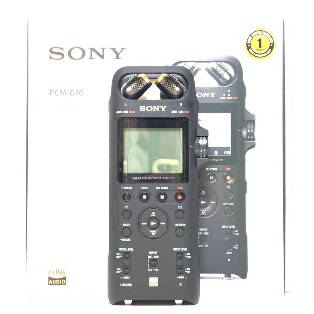 Sony Pcm D10 Portable High Resolution Linear Pcm Audio Recorder 99new Audio Voice Recorders 