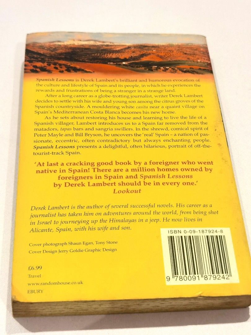 Spanish Lessons Beginning A New Life In Spain Book By Derek Lambert ...
