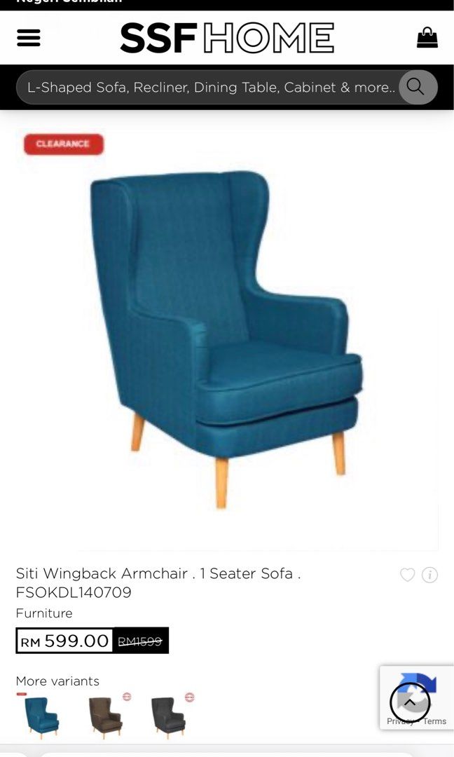 SSF NEW wing chair, Furniture & Home Living, Furniture, Chairs on Carousell
