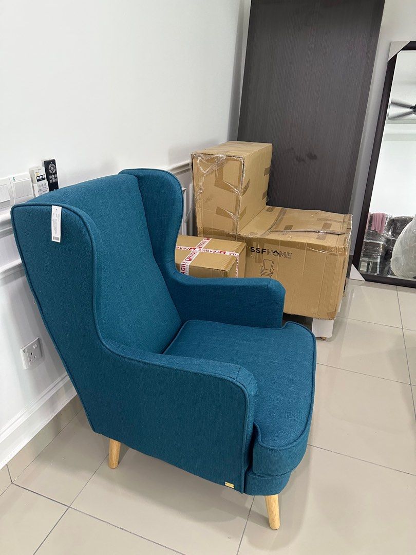 SSF NEW wing chair, Furniture & Home Living, Furniture, Chairs on Carousell