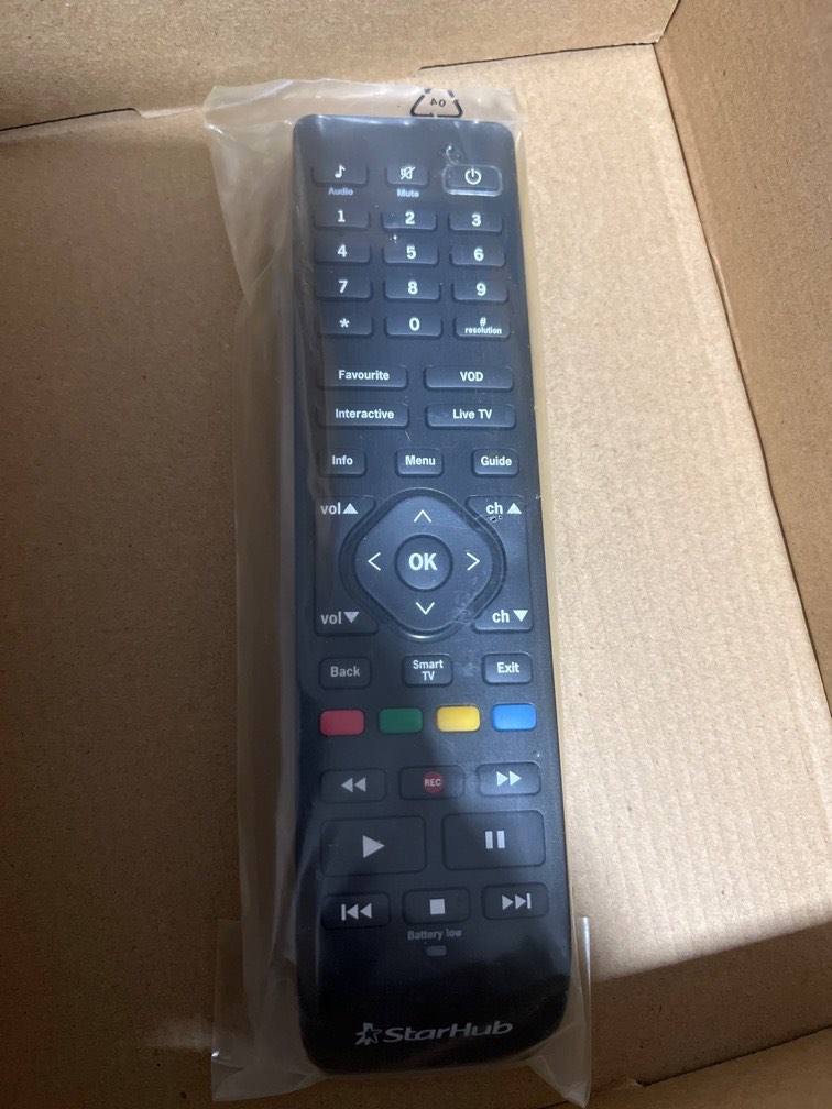 StarHub controller, TV & Home Appliances, TV & Entertainment, TV Parts ...