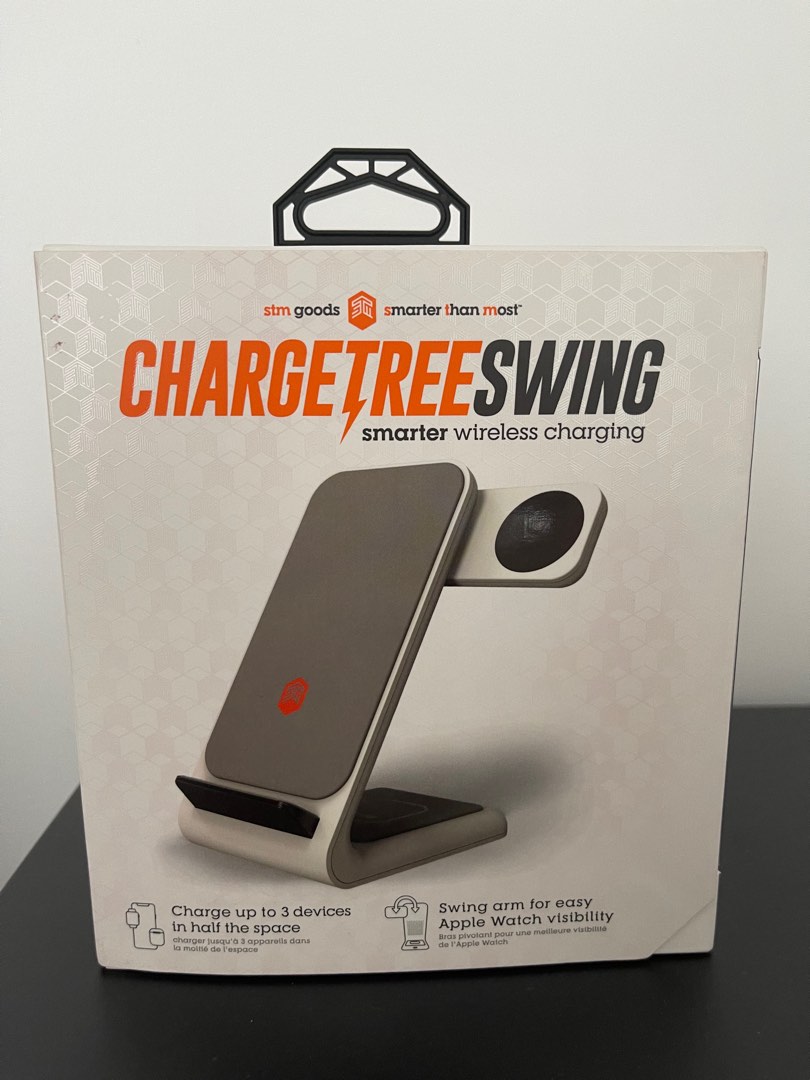 STM Goods Chargetree Swing Wireless Charging Dock - White, Mobile ...