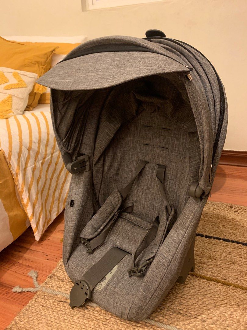 Stokke scoot v1 grey stroller, Babies & Kids, Going Out, Strollers on ...