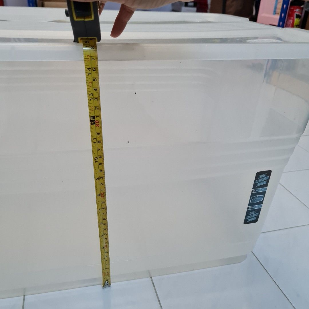 8L Storage Boxes With 6 Wheel, Furniture & Home Living, Home ...