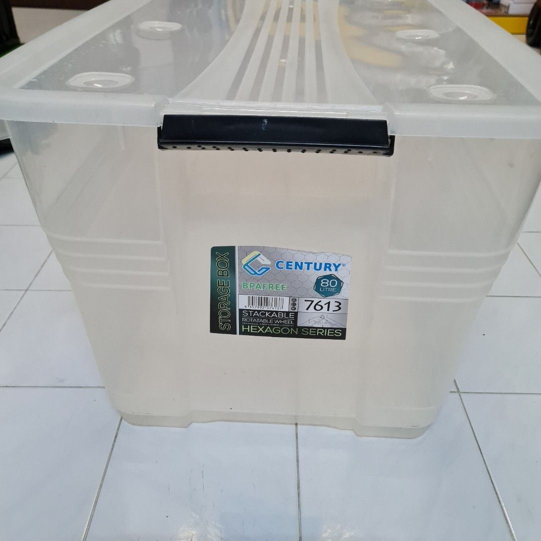 8L Storage Boxes With 6 Wheel, Furniture & Home Living, Home ...