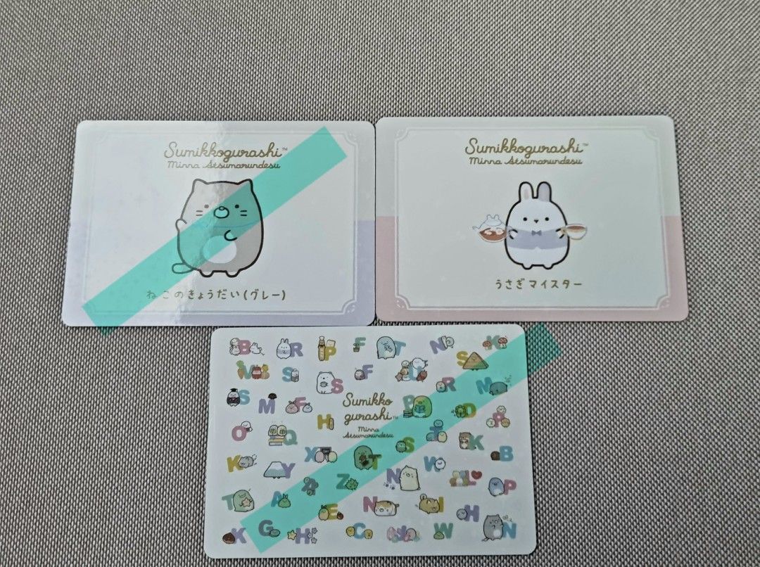 Sumikko gurashi collection card gummy, Hobbies & Toys, Memorabilia ...