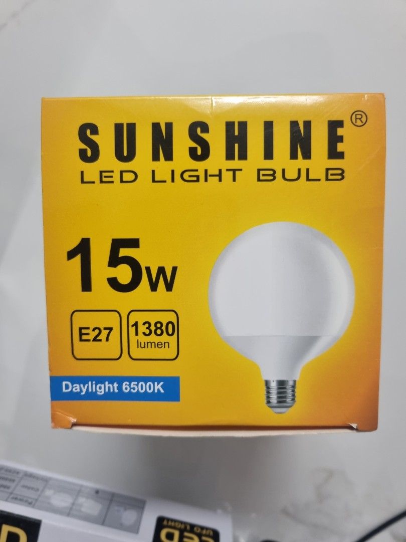 Sunshine LED Light Bulb, Furniture & Home Living, Lighting & Fans ...