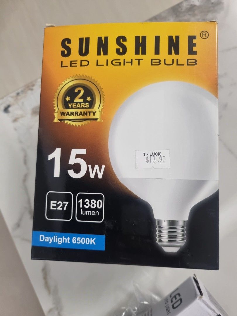 Sunshine LED Light Bulb, Furniture & Home Living, Lighting & Fans ...