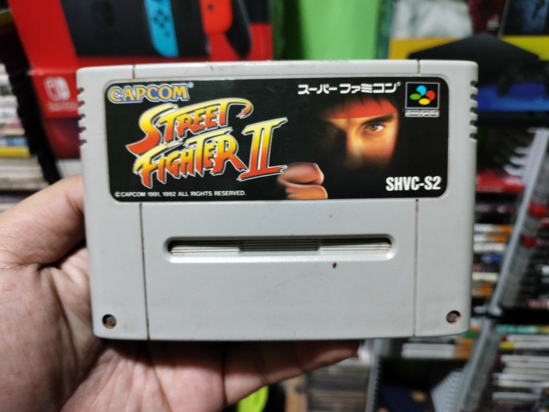 Super famicom game Street fighter 2 on Carousell