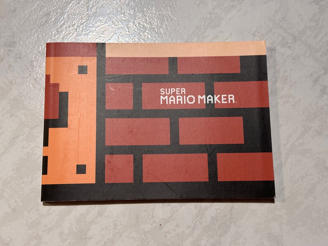Super Mario Maker Idea Book 珍藏介紹小冊子 (Wii U), 電子遊戲, 電子遊戲, Nintendo 任天堂 ...