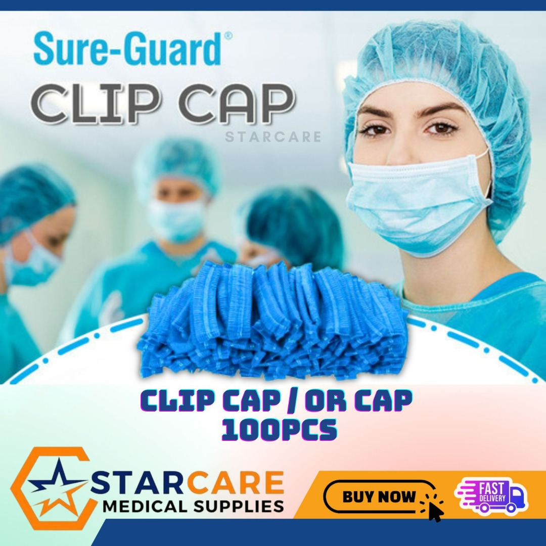 Sure-Guard Clip Cap Bouffant 21" - 100 pcs on Carousell