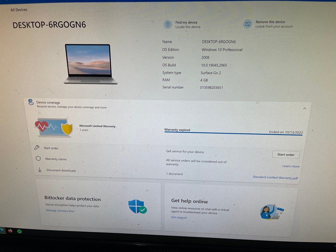Surface Go 2 Complete Set, Mobile Phones & Gadgets, Tablets, Windows on ...