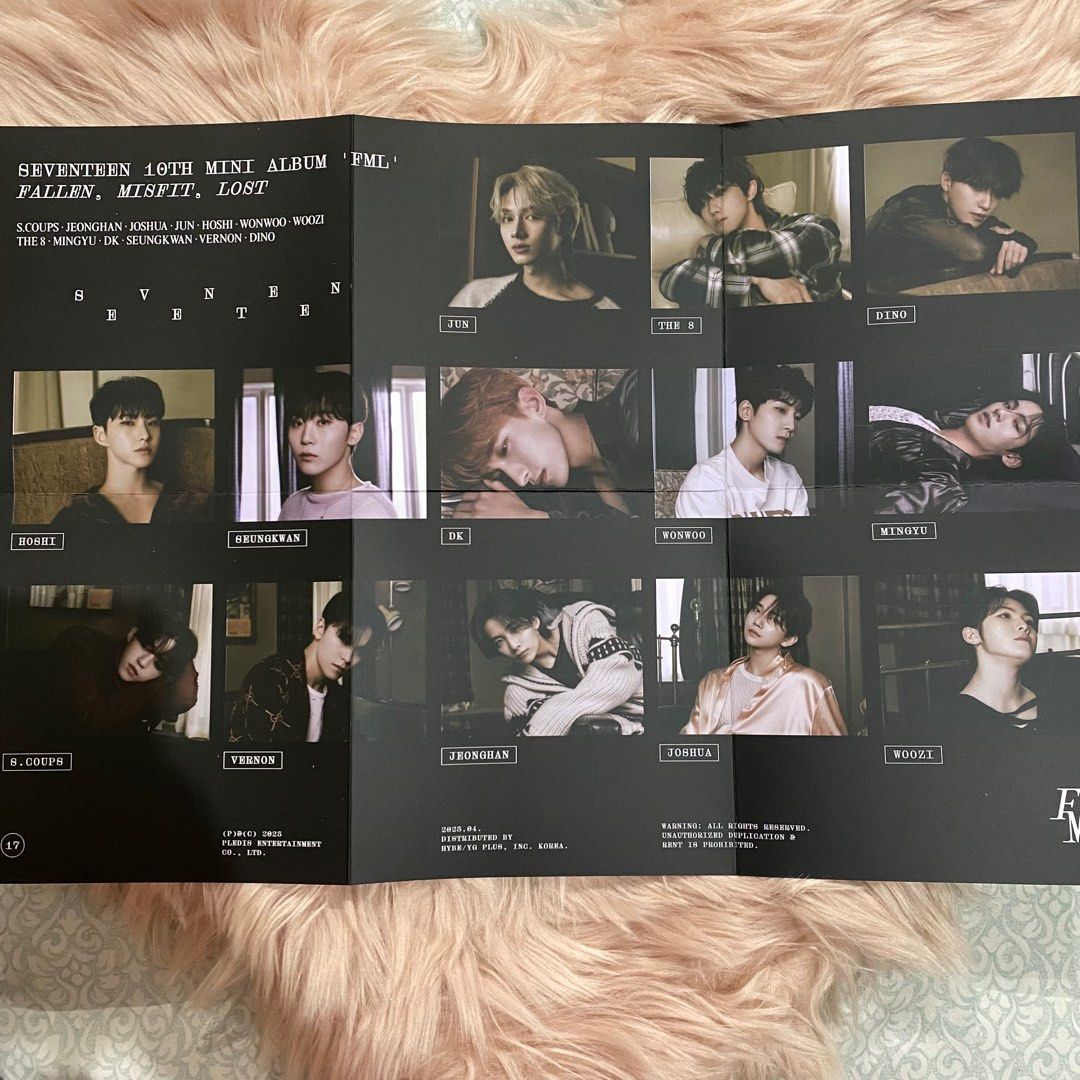 SVT Seventeen FML Fallen Misfit Lost Unsealed Album Set on Carousell