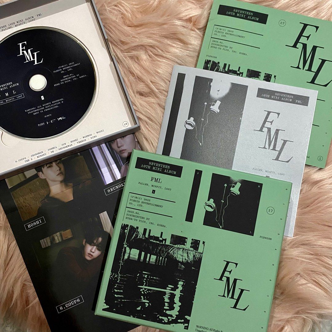 SVT Seventeen FML Fallen Misfit Lost Unsealed Album Set on Carousell