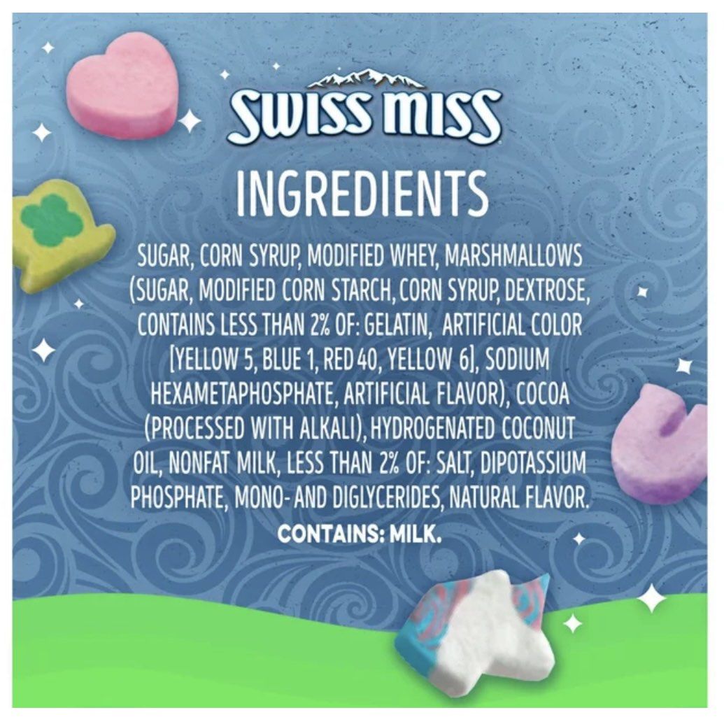 Swiss Miss Lucky Charms Hot Chocolate With Marshmallows Marbits, Food ...