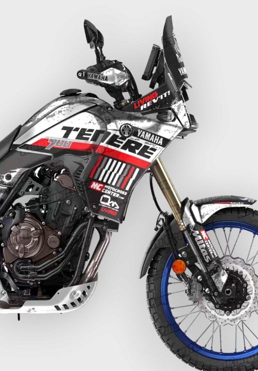 Tenere700 Decal Kit (new design), Motorcycles, Motorcycle Accessories ...