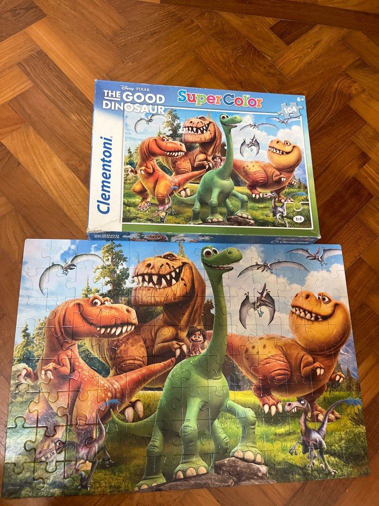 The Good Dinosaurs Disney jigsaw 104 pieces puzzles, Hobbies & Toys ...