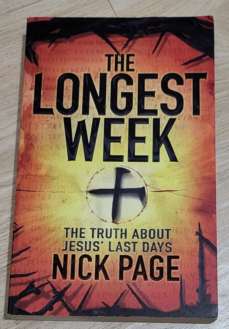 THE LONGEST WEEK, Hobbies & Toys, Books & Magazines, Fiction & Non ...